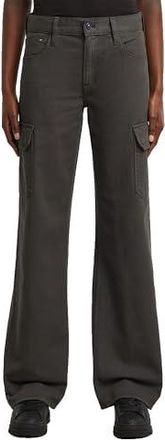 G-Star Judee Low Waist Cargo Pants Pantalon, Gris (Asfalt GD D24673-e078-b575), 31W / 34L Femmes