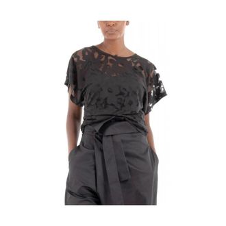 HUGO BOSS Boss - Oberteile > T-Shirts - - Blouses & Shirts - Damen - Schwarzk - S