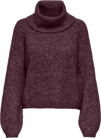 Only Damen Onlgila Life Ls Rollneck Bf KNT, Winetasting, XS