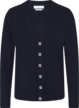 Daniele Fiesoli Leichter Cardigan aus softer Giza-Baumwolle mit V-Ausschnitt in