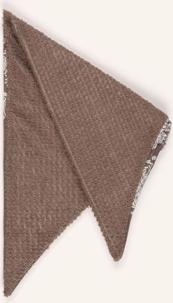 SATISFY Satisfy Multifunktionstuch Fuzzfleece Ad Triangle braun