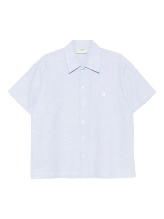 Coperni chemise à logo brodé - Bleu