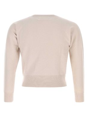 Extreme Cashmere Unisex Sand Cashmere Blend Belle Sweater Chalk Maglieria