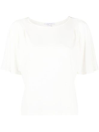 Patrizia Pepe T-Shirt mit lockerem Schnitt - Wei&szlig;