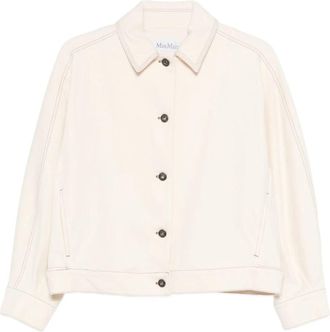 Max Mara Nettare Jeansjacke - - Jackets - Damen - Wei&szlig; - M