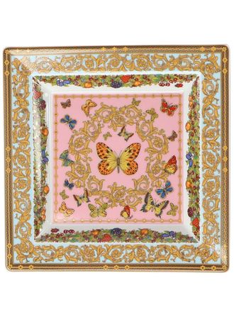 Versace Butterfly Garden Tablett - Rosa