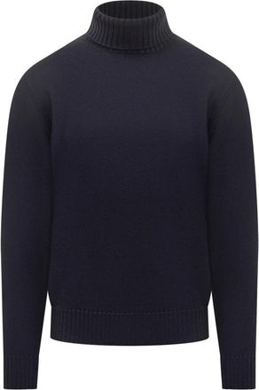 FILIPPO DE LAURENTIIS Homme, Pulls, Bleu, Taille: L Pull Col Roul&eacute;