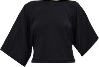 Misbhv Misbhv, Femme, Tops, Noir, Taille: 38 FR Top avec Fentes aux Manches