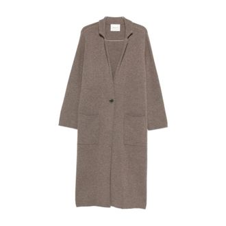 Lisa Yang Brauner Kaschmir Mantel mit Revers - - Coats - Damen - Braun - XS