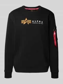 Alpha Industries Sweatshirt mit Label-Print