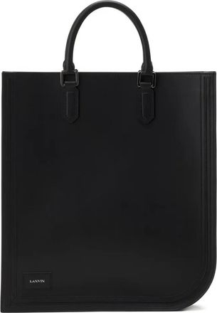 Lanvin sac porté épaule à anse sur le dessus - Noir