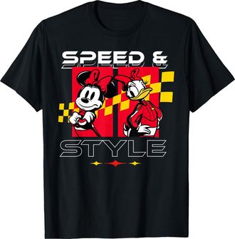 Disney Racing Minnie & Daisy Speed & Style Race Car Drivers T-Shirt