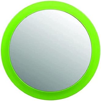 MSV homeXpert Miroir Rond Grossissant X 3 avec Ventouse PP Vert Anis