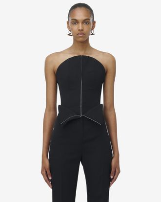 Alexander McQueen Korsett-Top - Item 819107QJADA1000