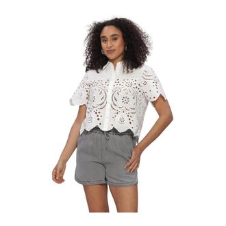 Object Blusen - - Blouses & Shirts - Damen - Wei&szlig; - XS