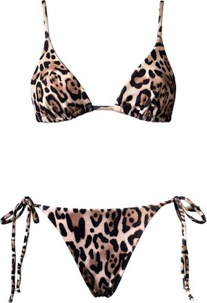 Anekdot Damen vegan Bikini Olbia Triangle Set Leopard