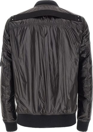 Rick Owens Padded Nylon Bomber Jacket - Black