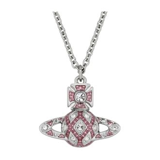 Vivienne Westwood Rachelle Bas Relief Anh&auml;nger Halskette - - Accessories - Damen - Rosa - ONE SIZE