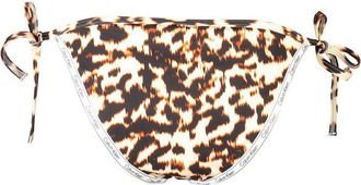 Calvin Klein Animal-Print Swim Brief - Beige