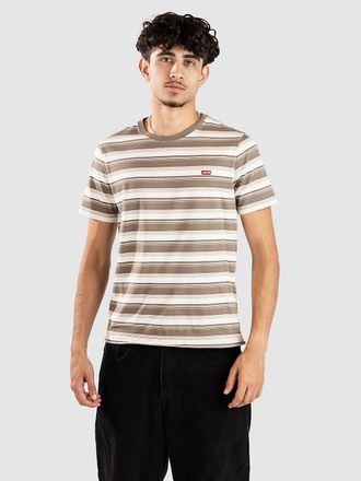Levi's Original Hm T-Shirt jen stripe maitake brown