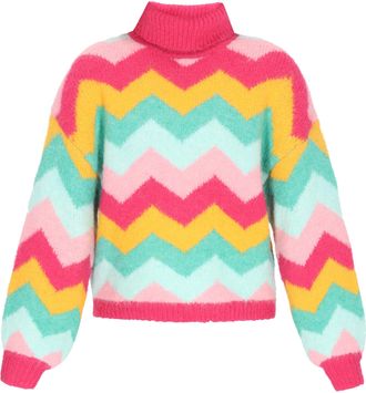 Izia Pullover Frauen rosa mehrfarbig