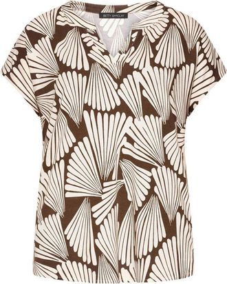 Betty Barclay Kurzarmshirt Damen mit V-Ausschnitt (1-tlg)