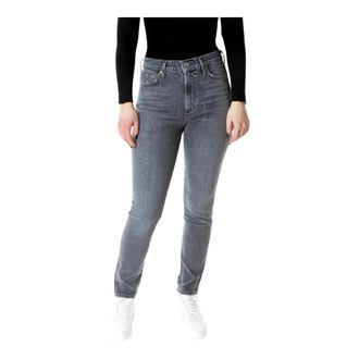 Citizens Of Humanity Olivia Zip Slim Fit Haigh Waist Jeans - - Jeans - Damen - Grau - W29
