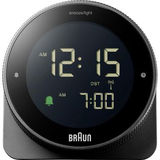 Braun Bc 24 b dcf Funkwecker schwarz - Braun