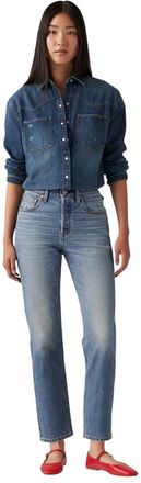 Levi's Womens 501 Crop Pants, Scanned Answers, 28W x 28L