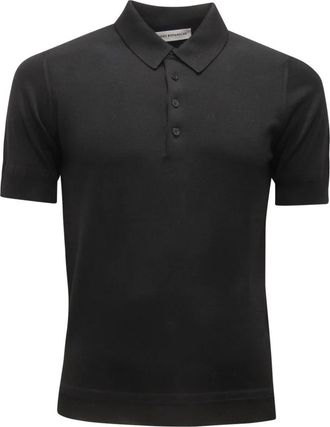 Goes Botanical Goes Botanical - Polo en laine m&eacute;rinos - Homme - Tops - Noir - Taille: XS