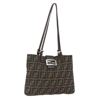 Fendi Pre-owned Canvas Schultertasche - - Pre-owned - Damen - Braun - ONE SIZE
