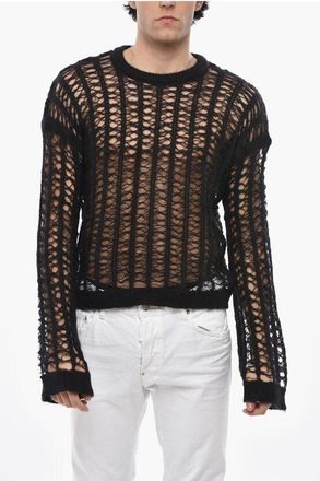 Dsquared2 Mohair Blend See Through Sweater size M