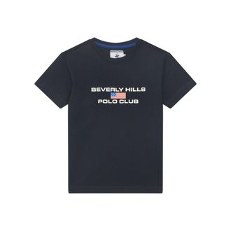 Beverly Hills Polo Club T-Shirt P-SS26B-TS0132 Dunkelblau Regular Fit