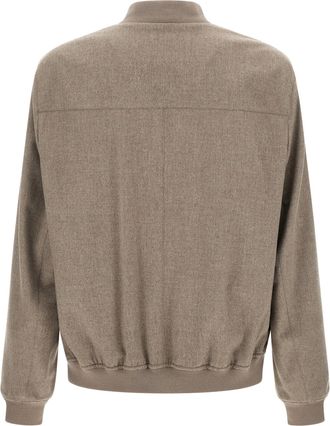 Brunello Cucinelli Cashmere Bomber Jacket - Beige