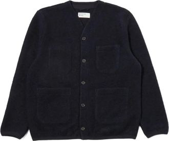 Universal Works Herren, Strickwaren, Blau, SGr&ouml;&szlig;e