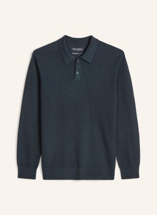 Marc O'Polo Marc Opolo Strick-Poloshirt blau