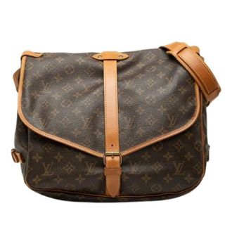 Louis Vuitton Pre-owned Saumur Sac Bandouli&egrave;re - Femme - Pre-owned - Brun - Taille: ONE Size