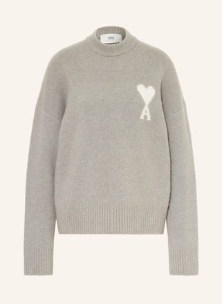 Ami Ami Paris Pullover Mit Alpaka grau