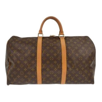Louis Vuitton unisex, Pre-owned, Brun, Taille: ONE Size Sac Week-end en Toile Pre-owned