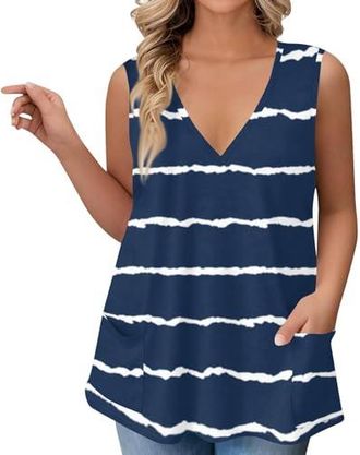 Generic Debardeur Femme Chic et &eacute;l&eacute;gant Chemisier sans Manche R&eacute;tro D&eacute;bardeur Blanc Grande Taille Crop Top ete Haut Chic et Elegant Caraco Vetement Femme ete 