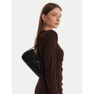 Calvin Klein Handtasche Calvin Klein Quilted Small Shoulder Bag LV04F3327G Schwarz