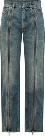 Stella McCartney Jean Droit Fermeture &Eacute;clair - Femme - Jeans - Bleu - Taille: W26