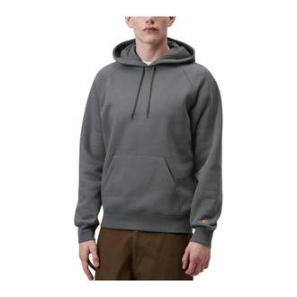 Carhartt Work in Progress Hooded Chase Sweatshirt - - Sweatshirts & Hoodies - Herren - Grau - S