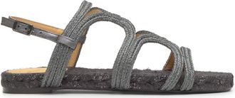 Castaner Femme, Chaussures, Gris, Taille: 39 EU Pitra Flat Sandal