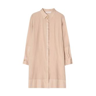 Busnel Femme, Robes, Beige, Taille: 42 FR Raven Linen Dress
