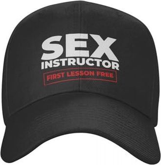 Generic Casquette de baseball personnalis&eacute;e pour instructeur sexuel - Protection solaire - Pour homme et femme - Chapeau de camionneur r&eacute;glable - Cadeau de pr