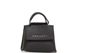 Orciani Femme, Sacs, Noir, Taille: ONE Size Mini Breloque de Sac Sveva en Cuir Souple