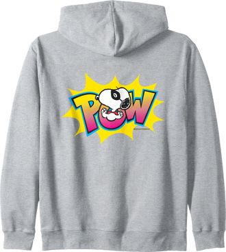 Peanuts Snoopy Masked Pow Superheld Caped Beagle Comic LOL Kapuzenjacke