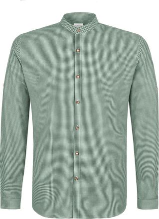Stockerpoint Herren Trachtenhemd Marius Hemd, Grün, 3XL EU