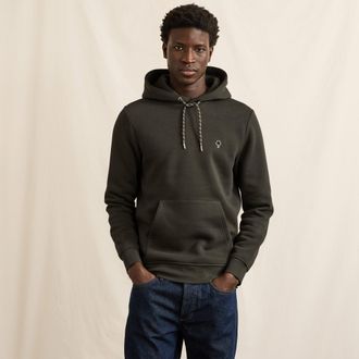 Faguo Sweat &agrave; capuche vert fonc&eacute;